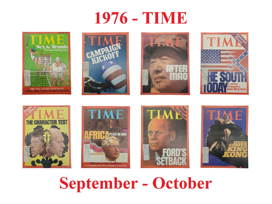 Choice of TIME Magazine – 1976 Sep-oct, Tennis, American Politics ...