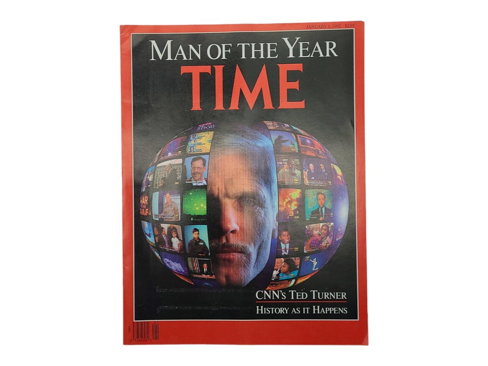 Choice of TIME Magazine – 1992 Jan-feb, Man of the Year, Ted Turner ...