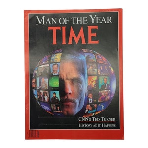 Choice of TIME Magazine – 1992 Jan-feb, Man of the Year, Ted Turner ...