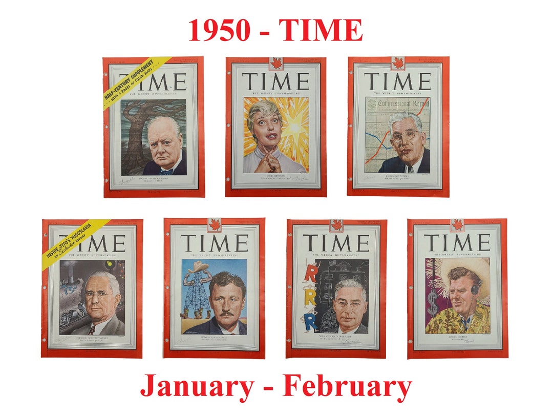 Choice of TIME Magazine – 1950 Jan-feb, Man of the Half-century ...