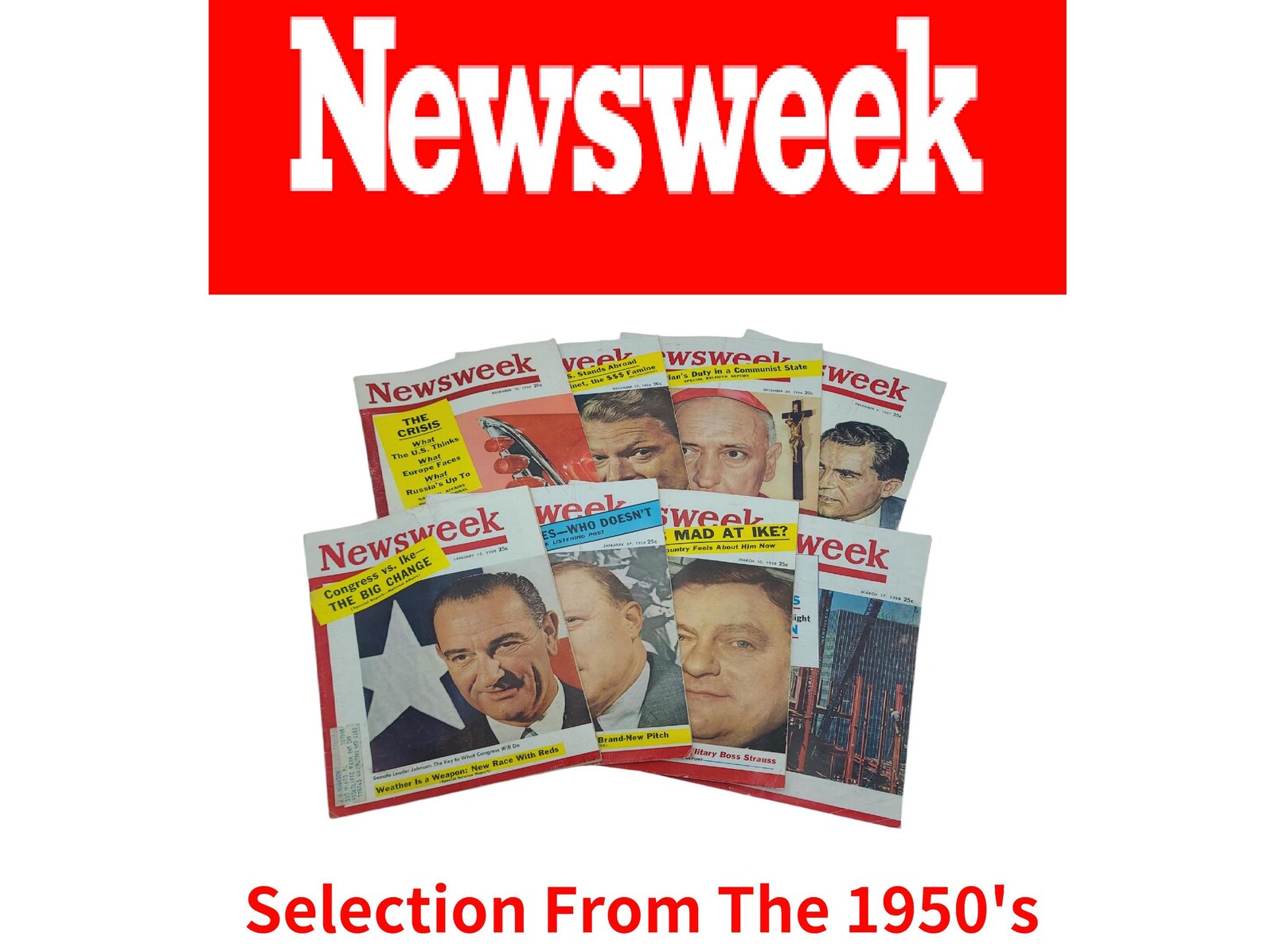 Newsweek Magazine - Choose From Original Vintage Issues From the 1950's ...