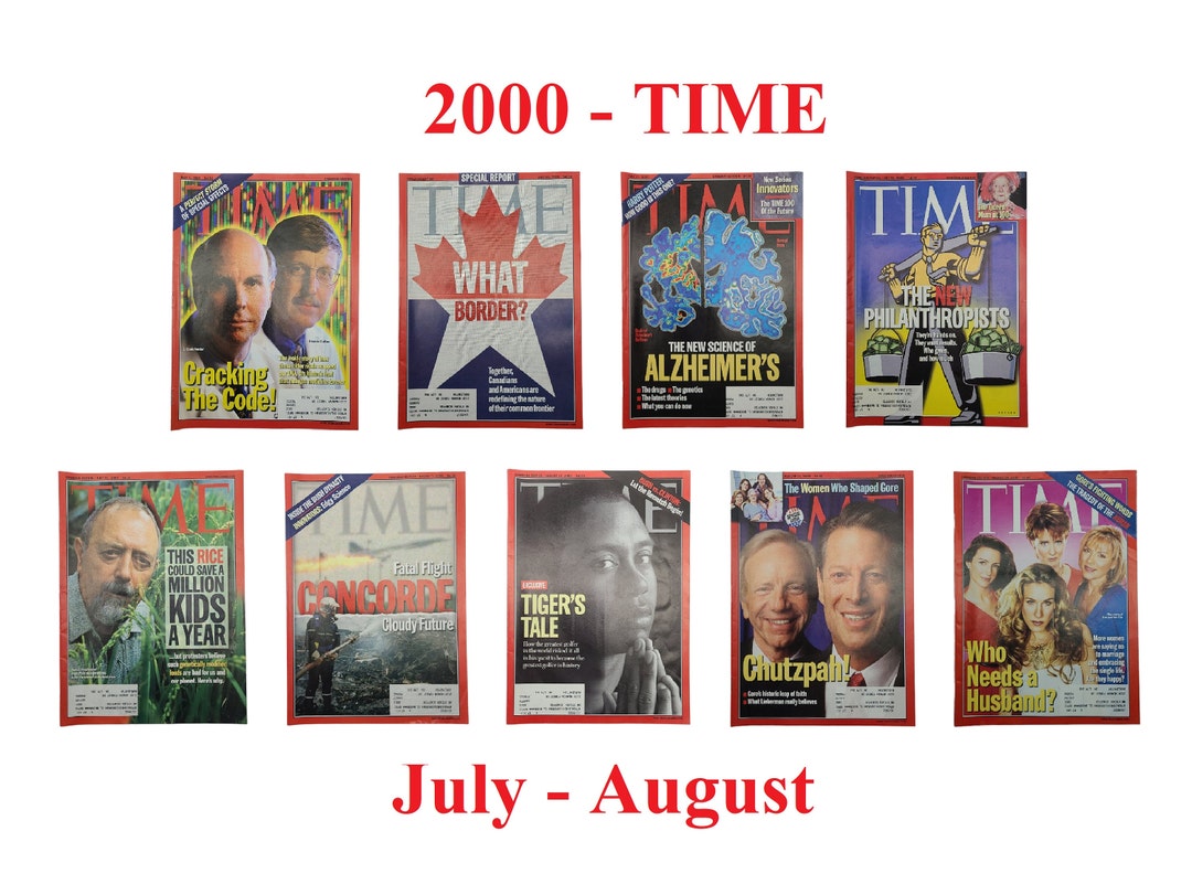 Choice of TIME Magazine – 2000 Jul-aug, DNA, Canada, Alzheimer's ...