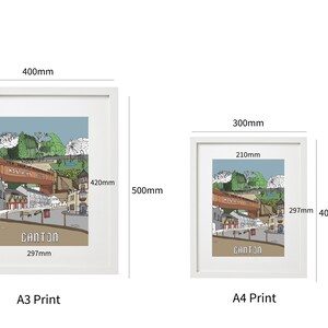 Canton, Cardiff. Colour Illustration. - Etsy