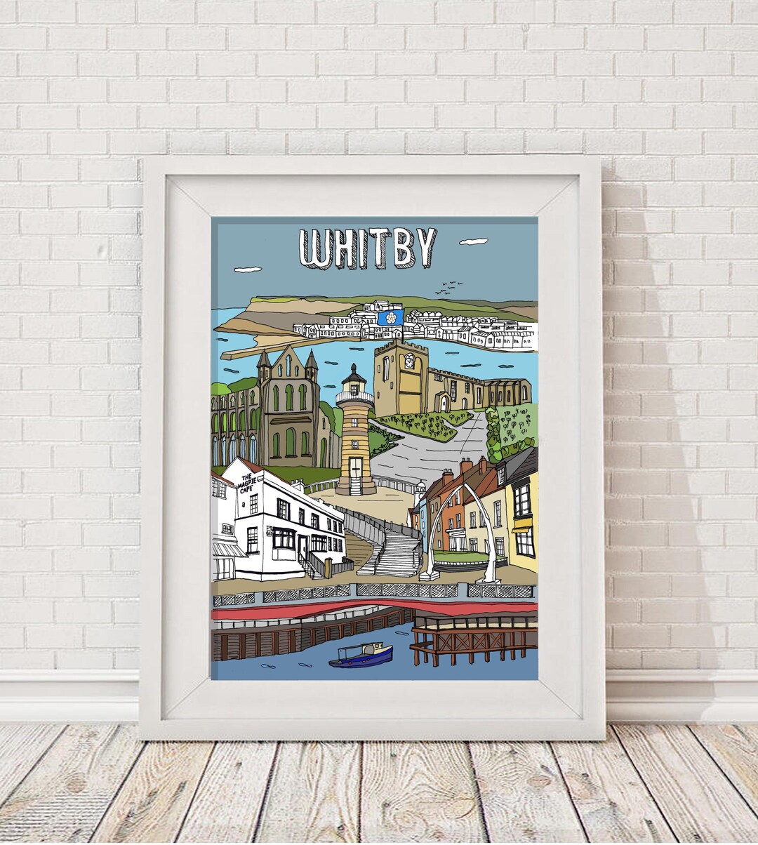 Whitby. Hand Drawn Illustration. - Etsy UK