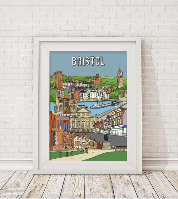 Bristol Colour Illustration. | Etsy