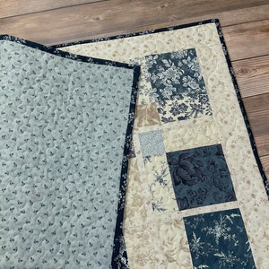 Quilted Cascade Broken Nine-patch Windowpane Table Topper / Wallhanging ...