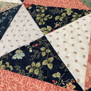 Expanding Star Rendezvous Quilted Table Topper / Wallhanging, 24 Square ...