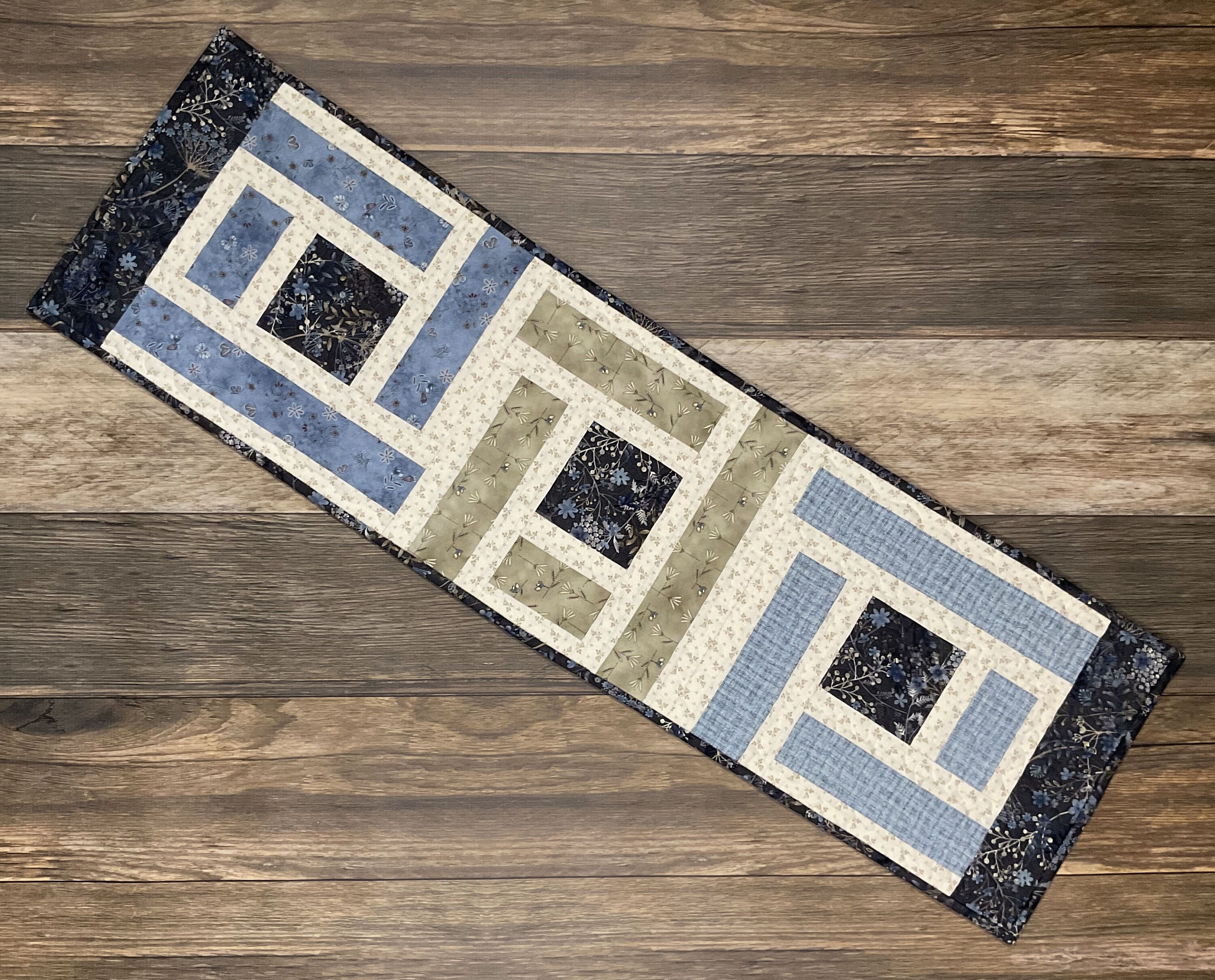 Quilted Lattice Table Runner 41 X 12 - Etsy