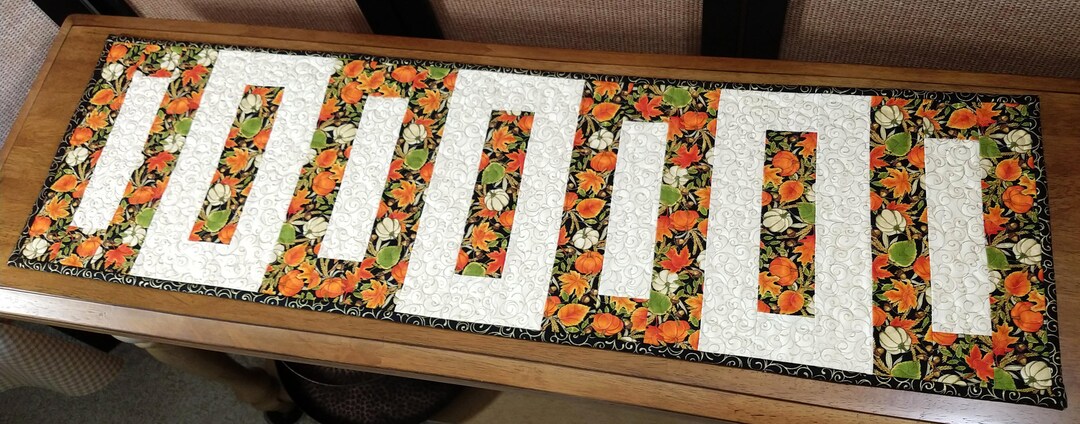 Stacked Boxes Table Runner, 42