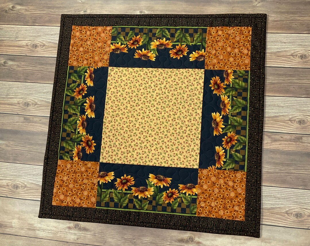 Quilted Cavalier Crows Table Topper, 22" Square - Etsy