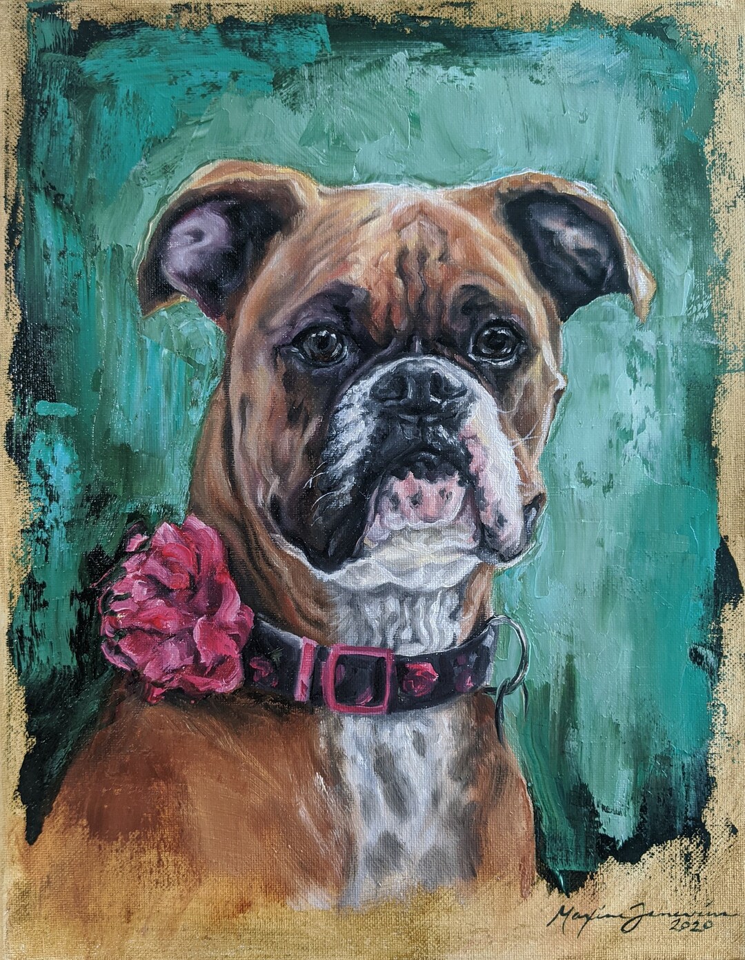 Hand-painted Custom Pet Art, Pet Portrait, Pet Art, Pet Painting, Cat ...