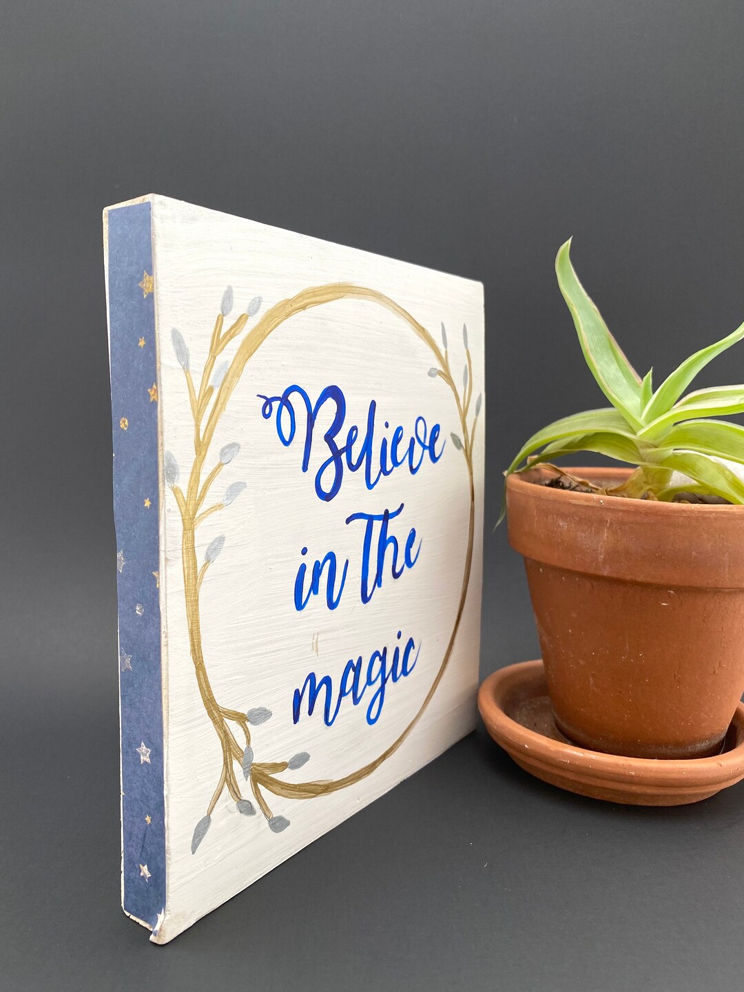 Believe in the Magic Motivational Hand-painted Sign Made - Etsy