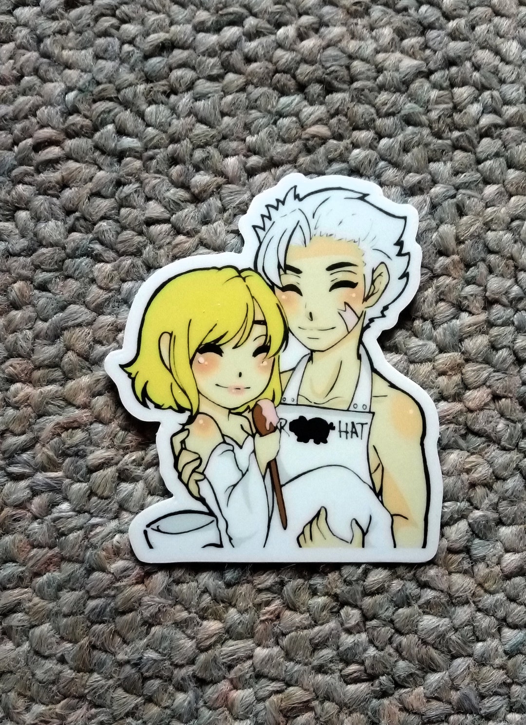 Seven Deadly Sins Ban and Elaine Die Cut Sticker - Etsy