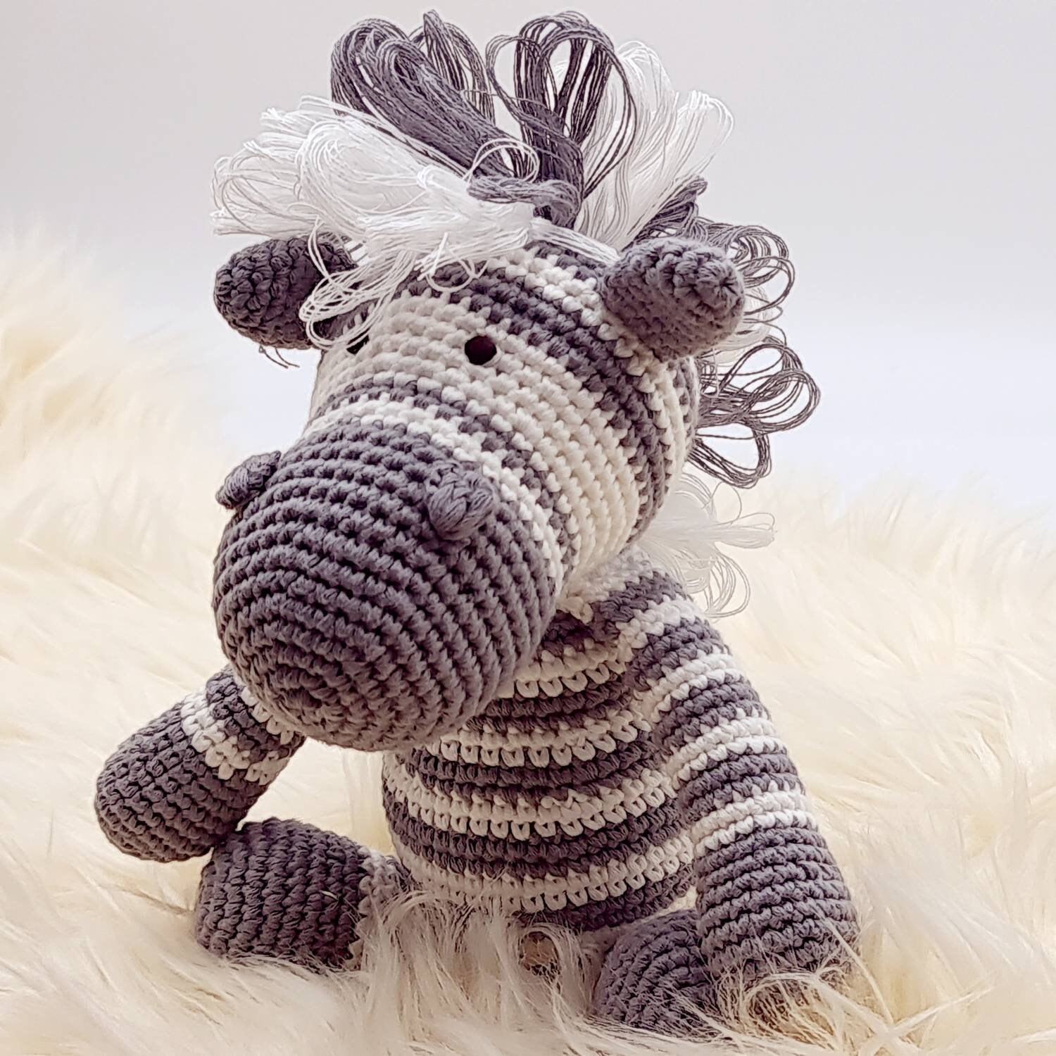 Crocheted Cuddly Toy Zebra Cuddly Toy Amigurumi as a Gift for - Etsy UK