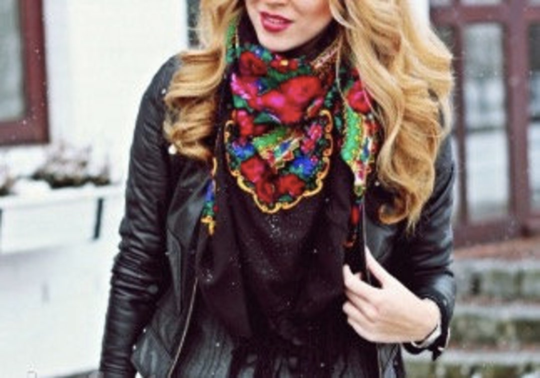 2024 Ukrainian Shawl, Traditional Ukrainian, Gifts for Women, Mom ...