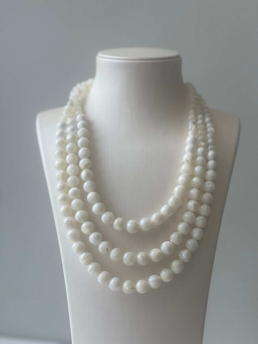 Ukrainian Traditional Mother of Pearls Necklace Wedding Jewelry Ethnic ...