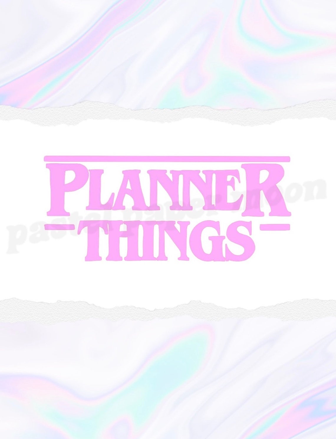 Planner Things Stranger Things Inspired Printable Planner | Etsy