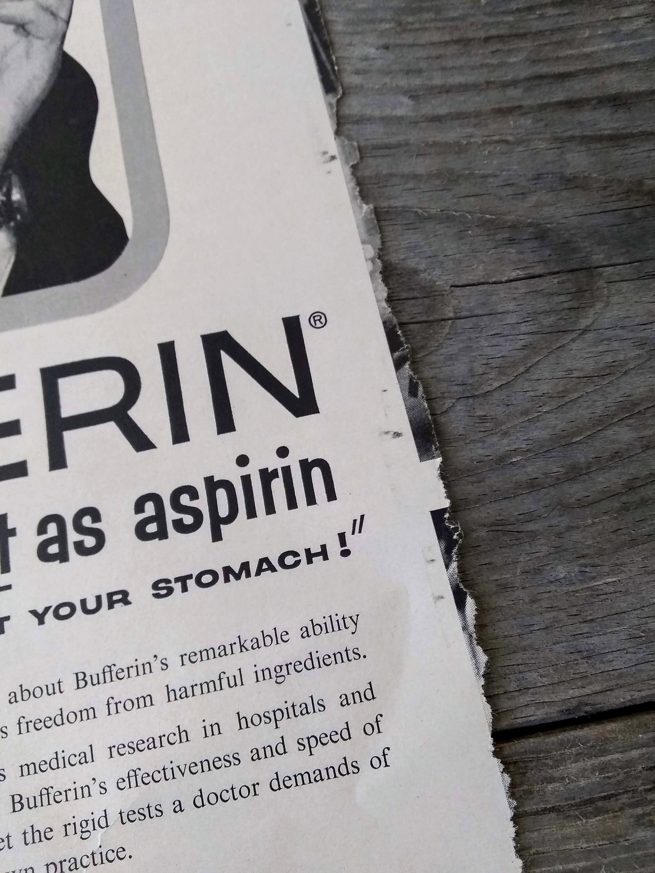 Vintage 1950s Bufferin Magazine Adretro Bristol-myers - Etsy