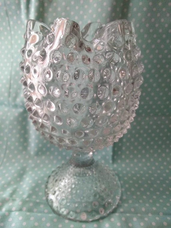 Duncan Miller Footed Hobnail Vase-duncan Miller Hobnail Violet - Etsy