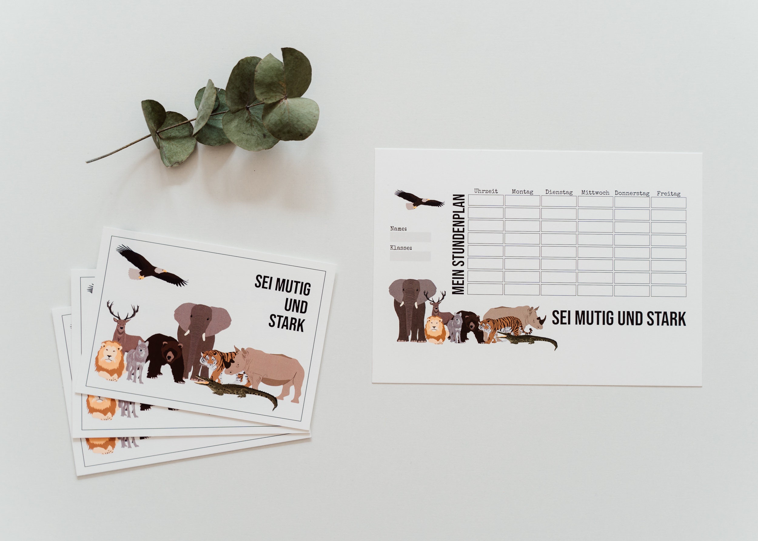 KARTE für Kinder: Sei mutig und stark | Etsy