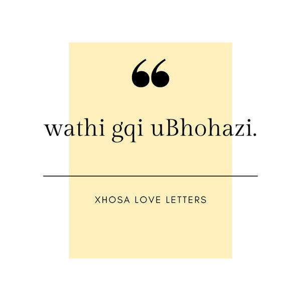 Xhosa - Etsy