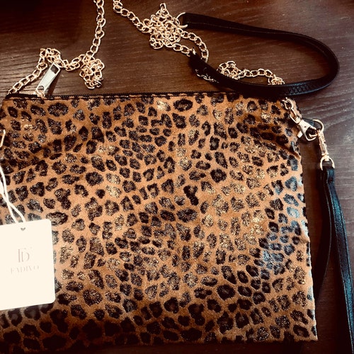 Custom Beaded Leopard Monogrammed Purse Strap | Etsy