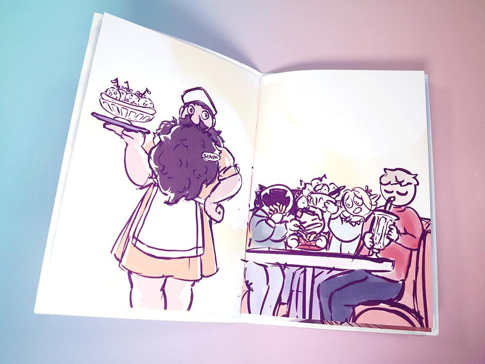 Oops All Monsters Zine A6 Fantasy Zine Fanzine Anime Dungeon Zine Meshi ...