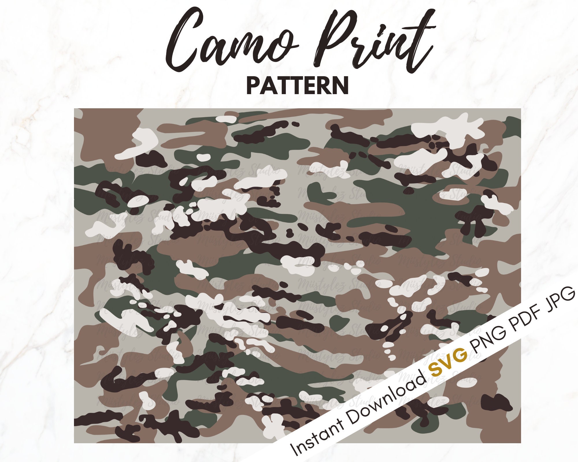 Digital Camo Stencil Generator