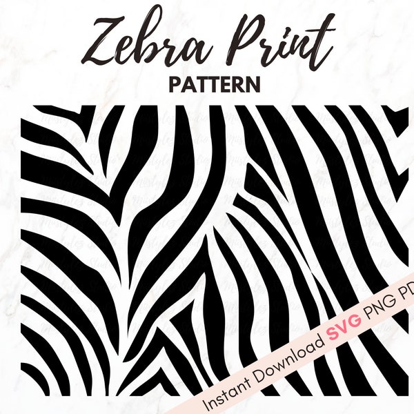 Zebra Print Pattern - Etsy