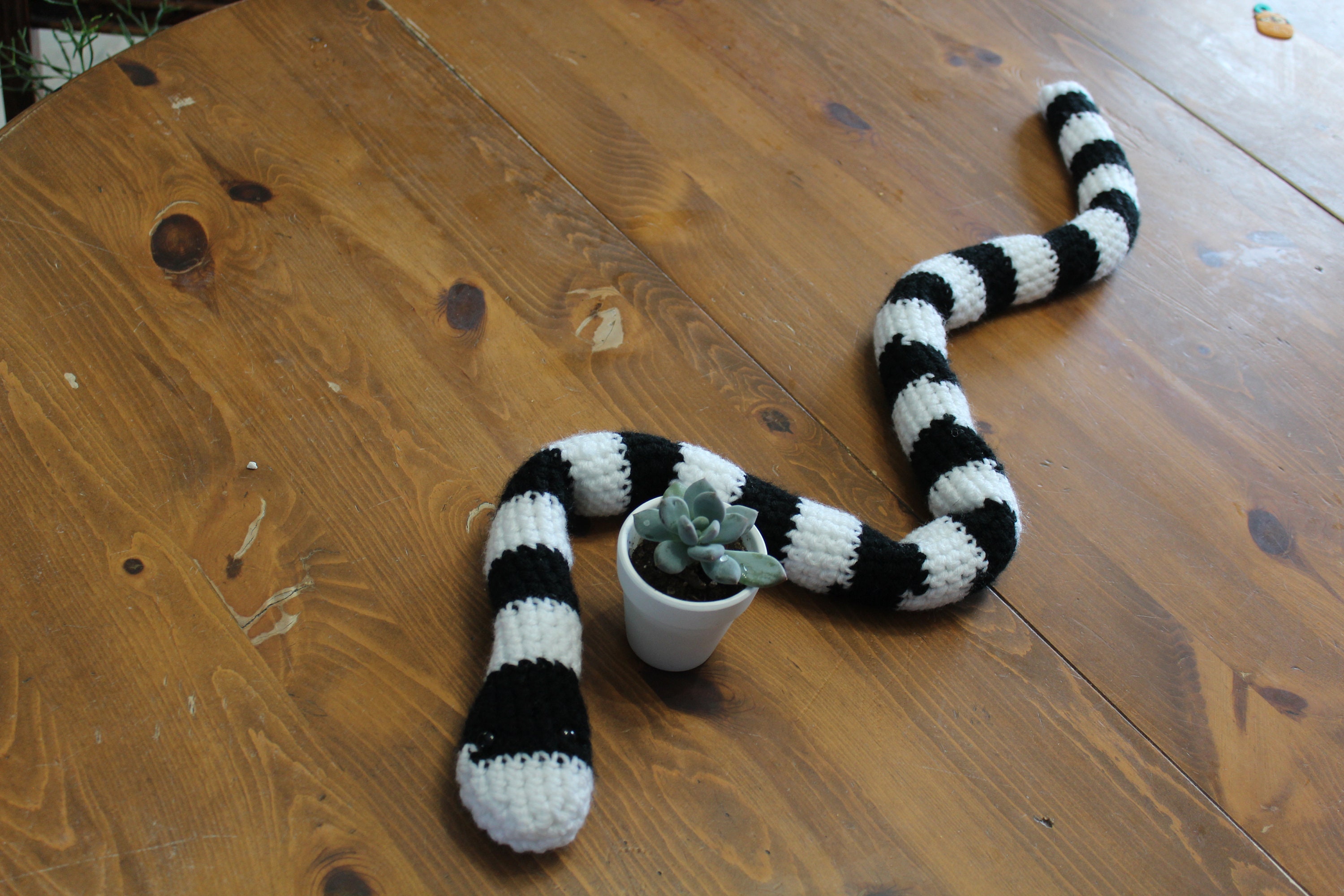 Slithers the Sea Krait Handmade Crochet Stuffed Snake - Etsy