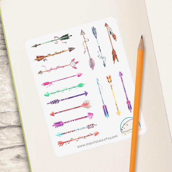 Arrow Stickers - Etsy