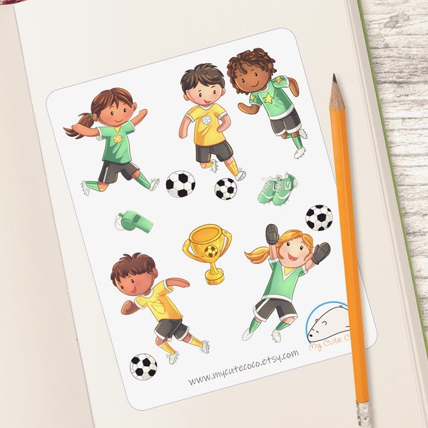 Soccer Scrapbook Stickers - Etsy
