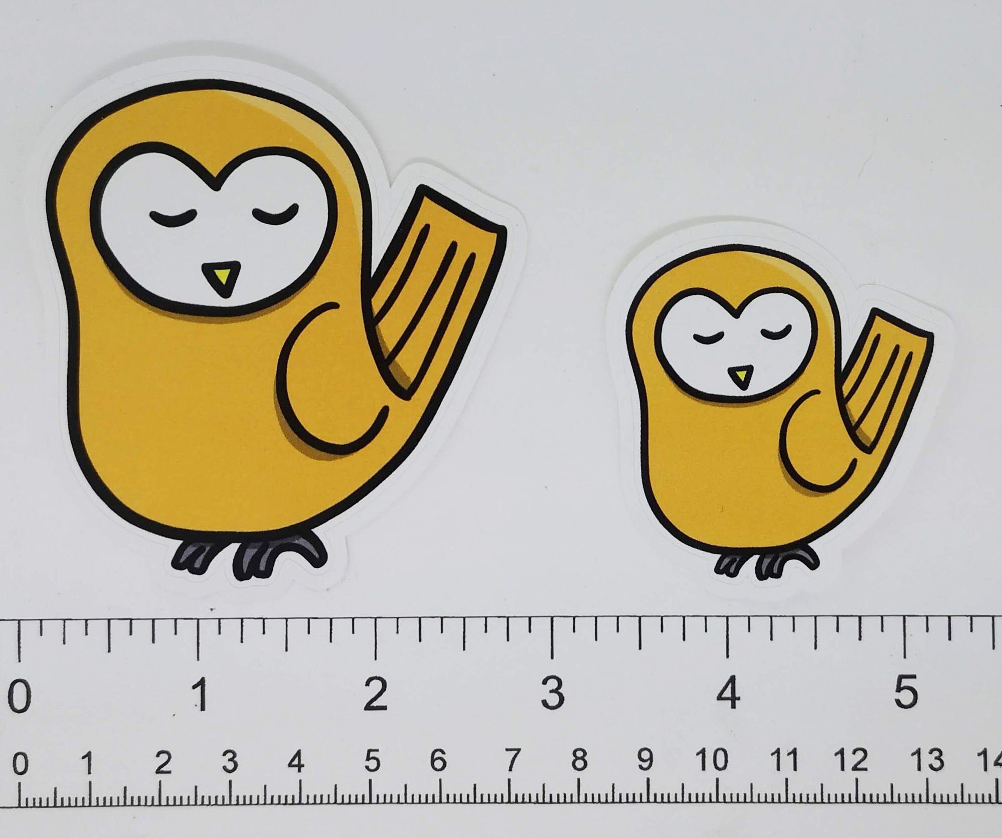 Cute Owl Vinyl Sticker Laptop Sticker Die Cut Large | Etsy