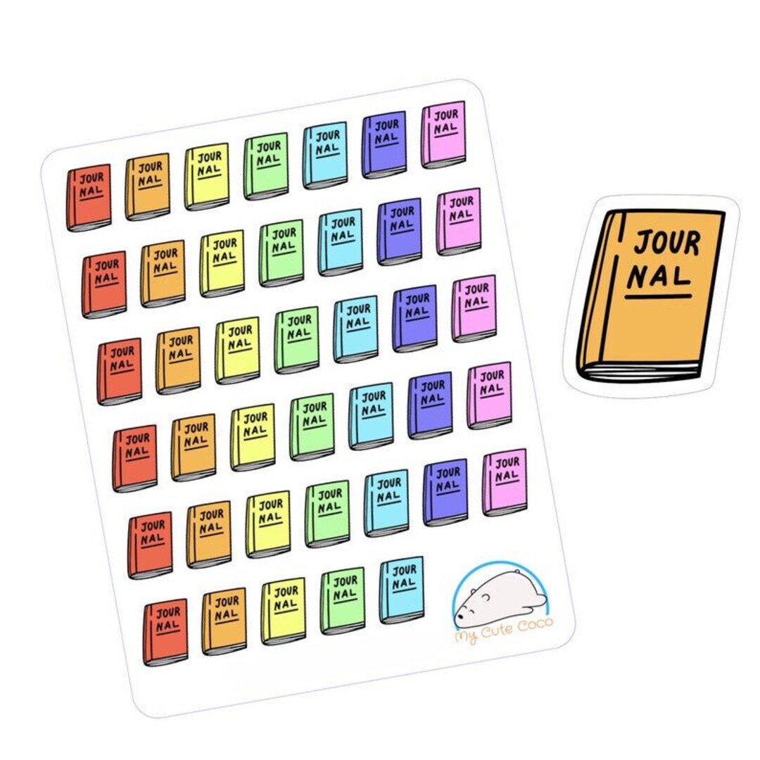 Colorful Journal Stickers - Perfect for Planners, Diaries, Organizers ...