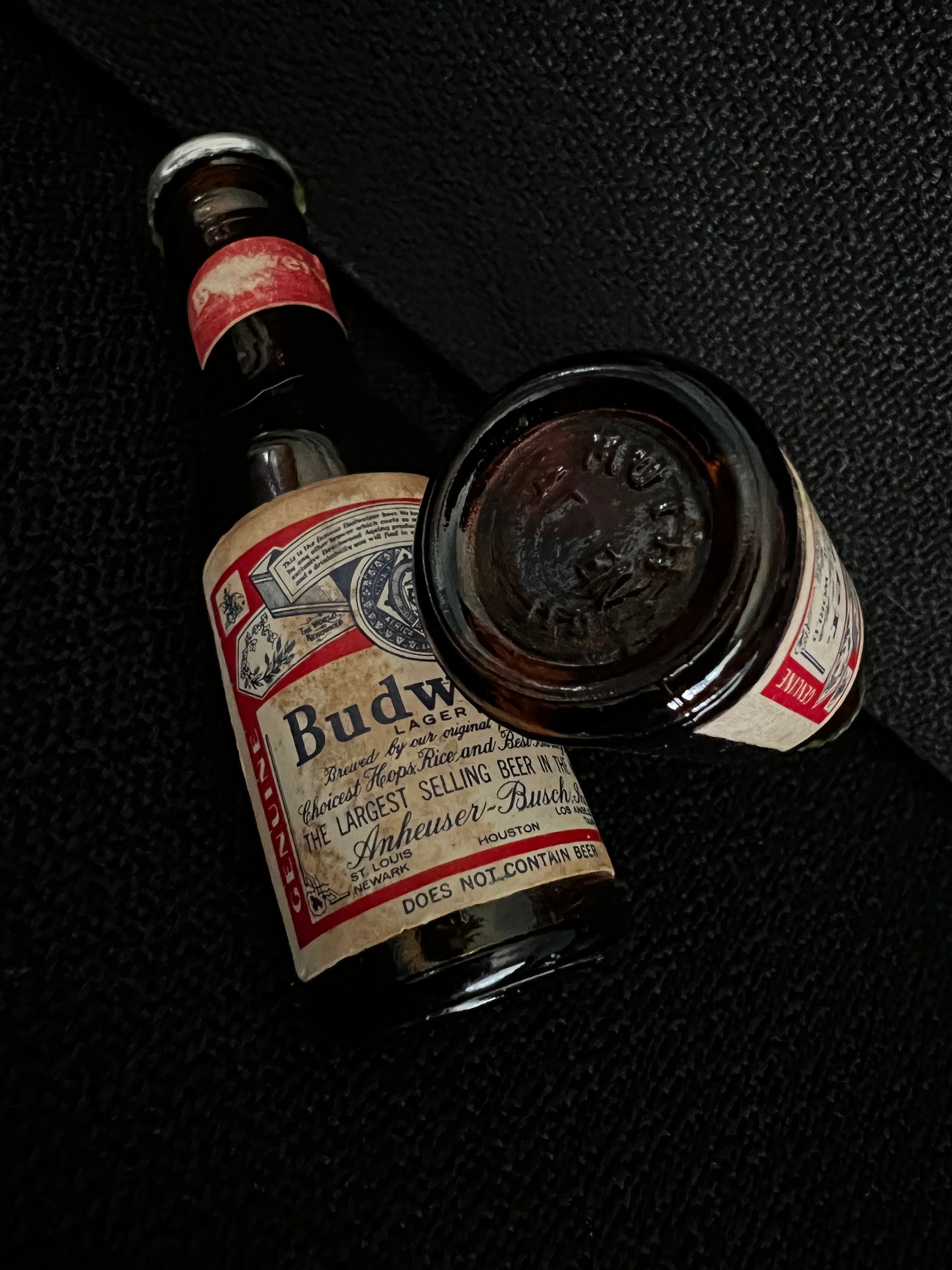 Mini Budweiser Bottles With Metal Caps Shaker Set - Etsy