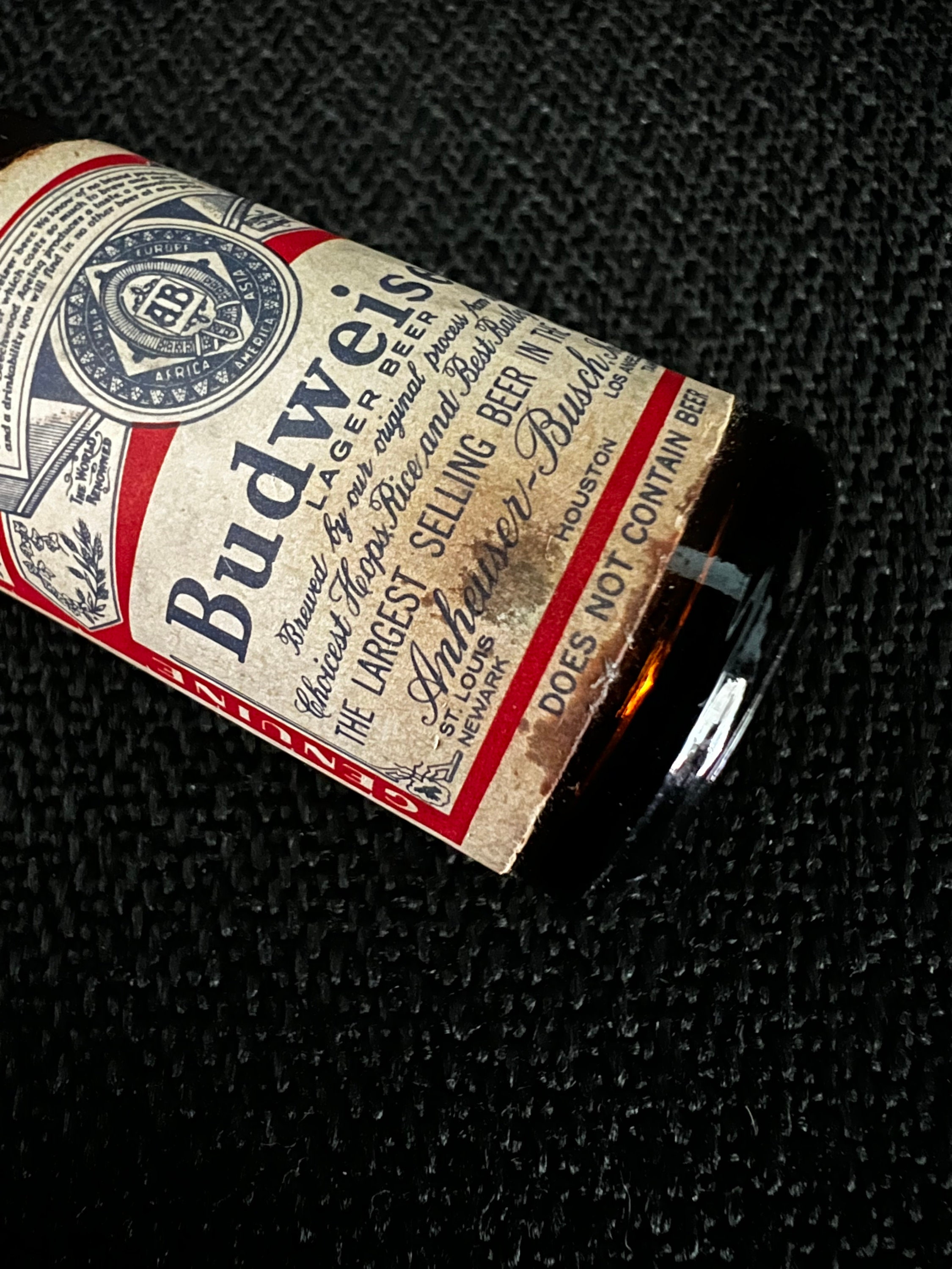 Mini Budweiser Bottles With Metal Caps Shaker Set - Etsy