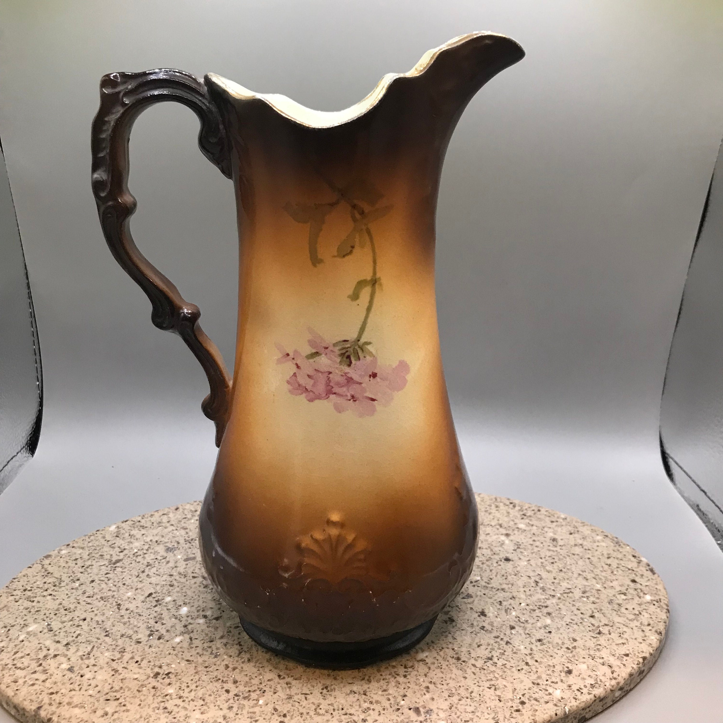 Antique Warwick Pitcher Embossed Pattern - Etsy