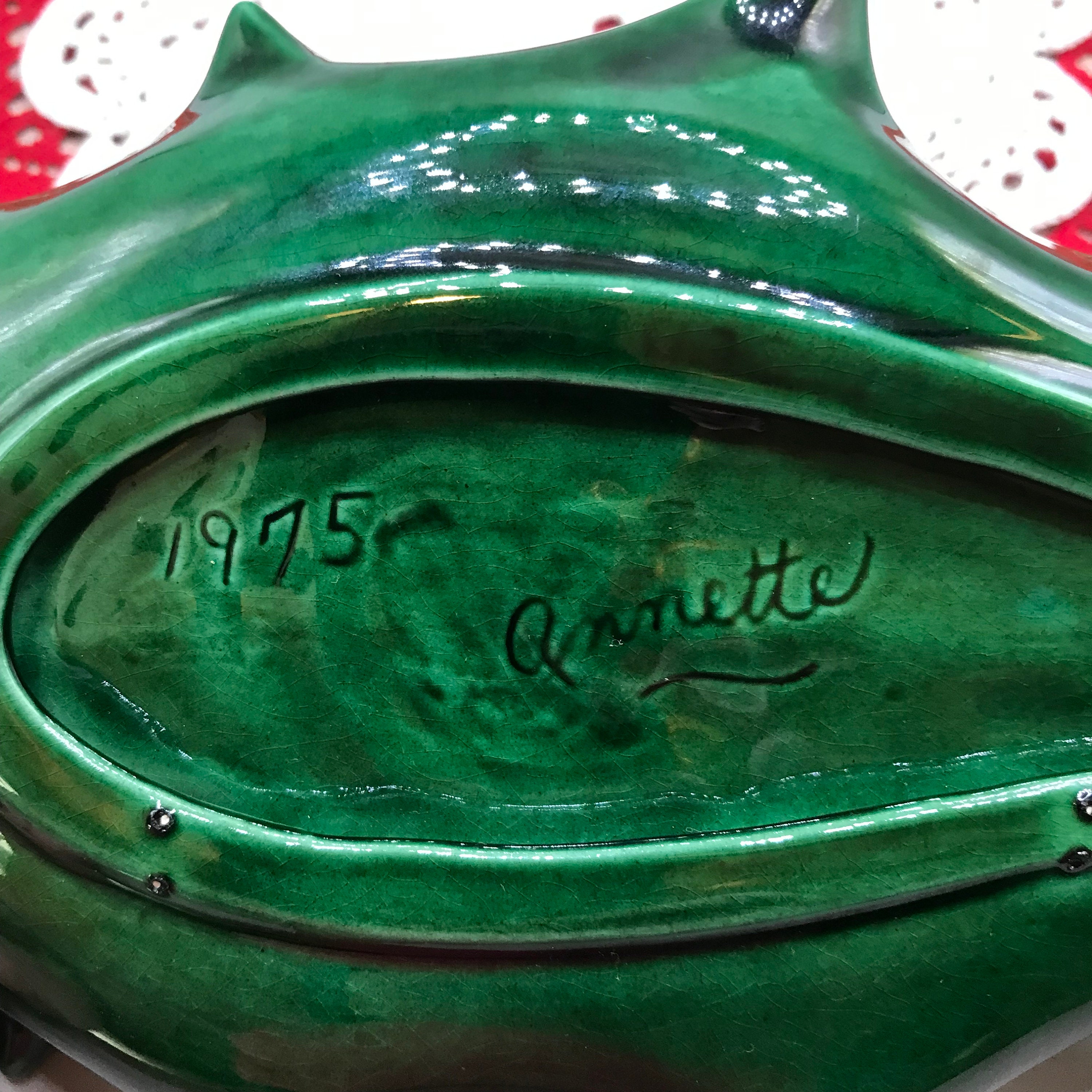 MCM Vintage Holland Mold Ceramic Holly Leaf Green Christmas Dish - Etsy