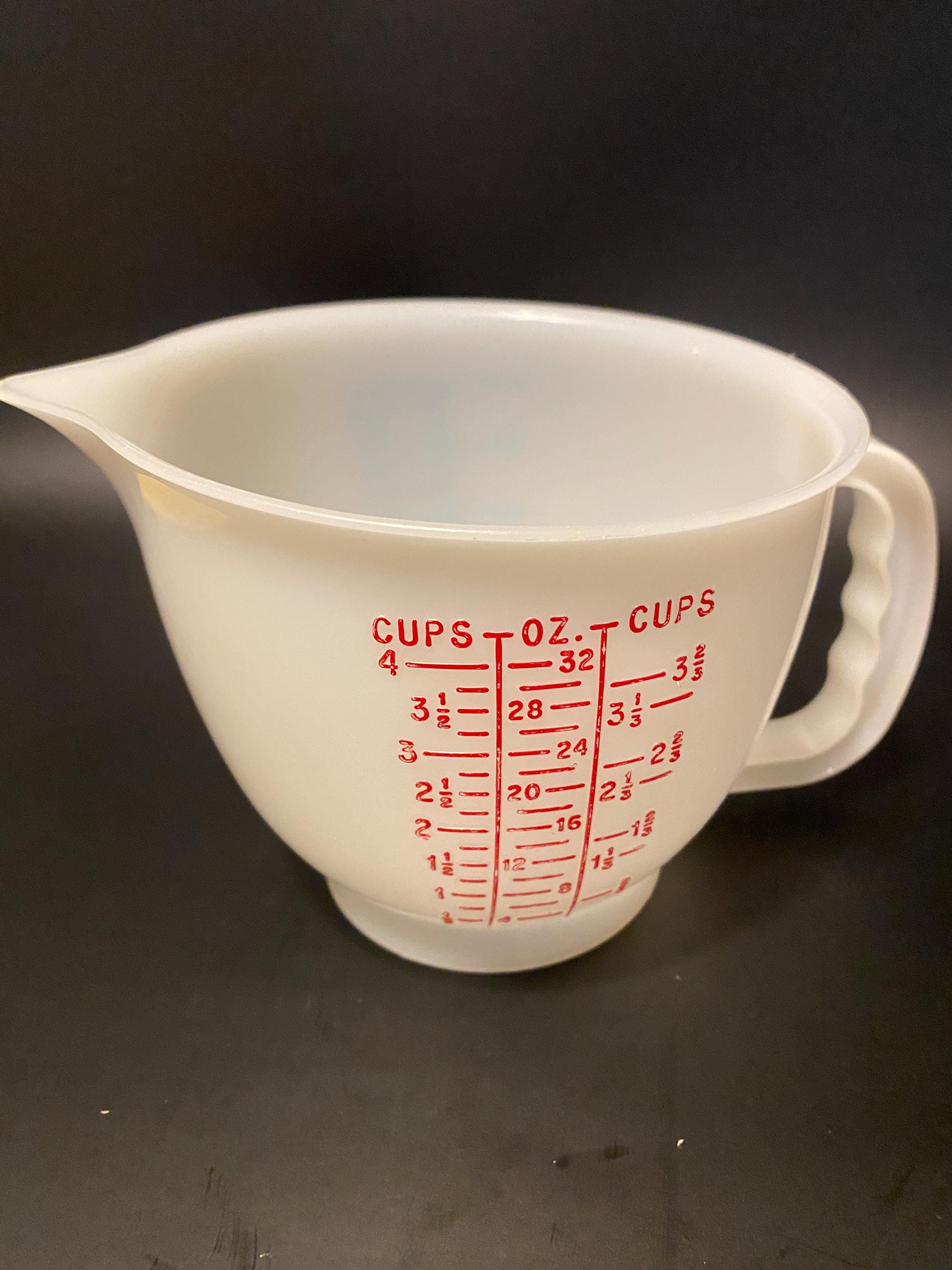 Vintage Tupperware Mixing/measuring Cup - Etsy