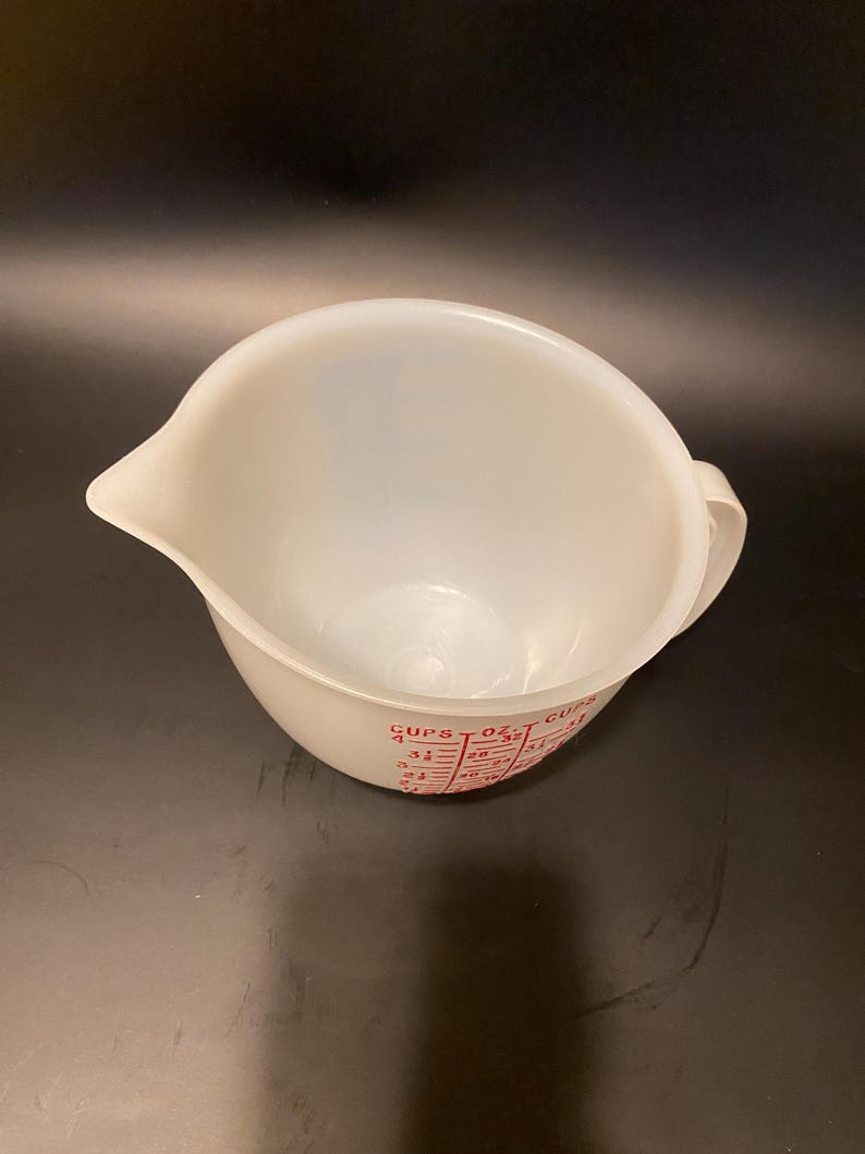 Vintage Tupperware Mixing/measuring Cup - Etsy