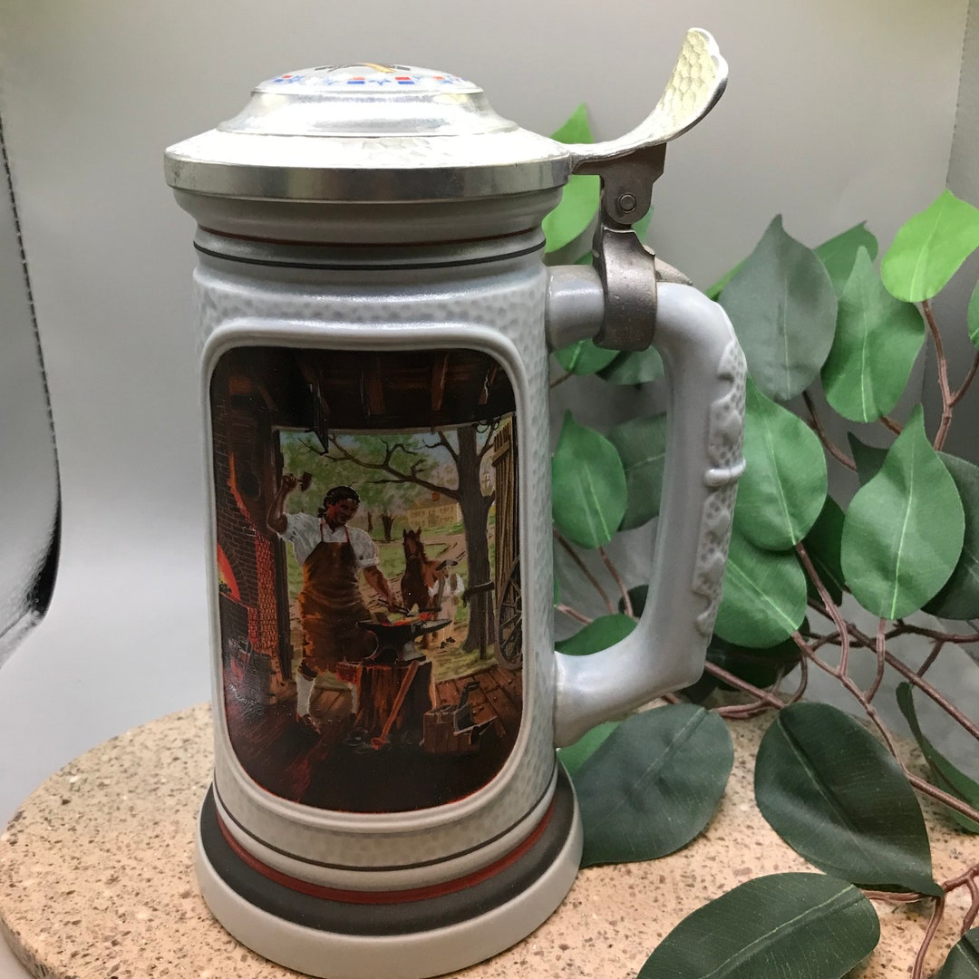 The Building of America Stein Collection " the Blacksmith" - Etsy