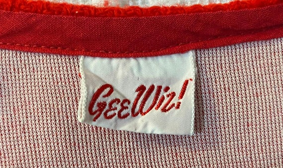 Vtg Fun Preppy Red Plaid "Gee Wiz" girls Dress - Gem