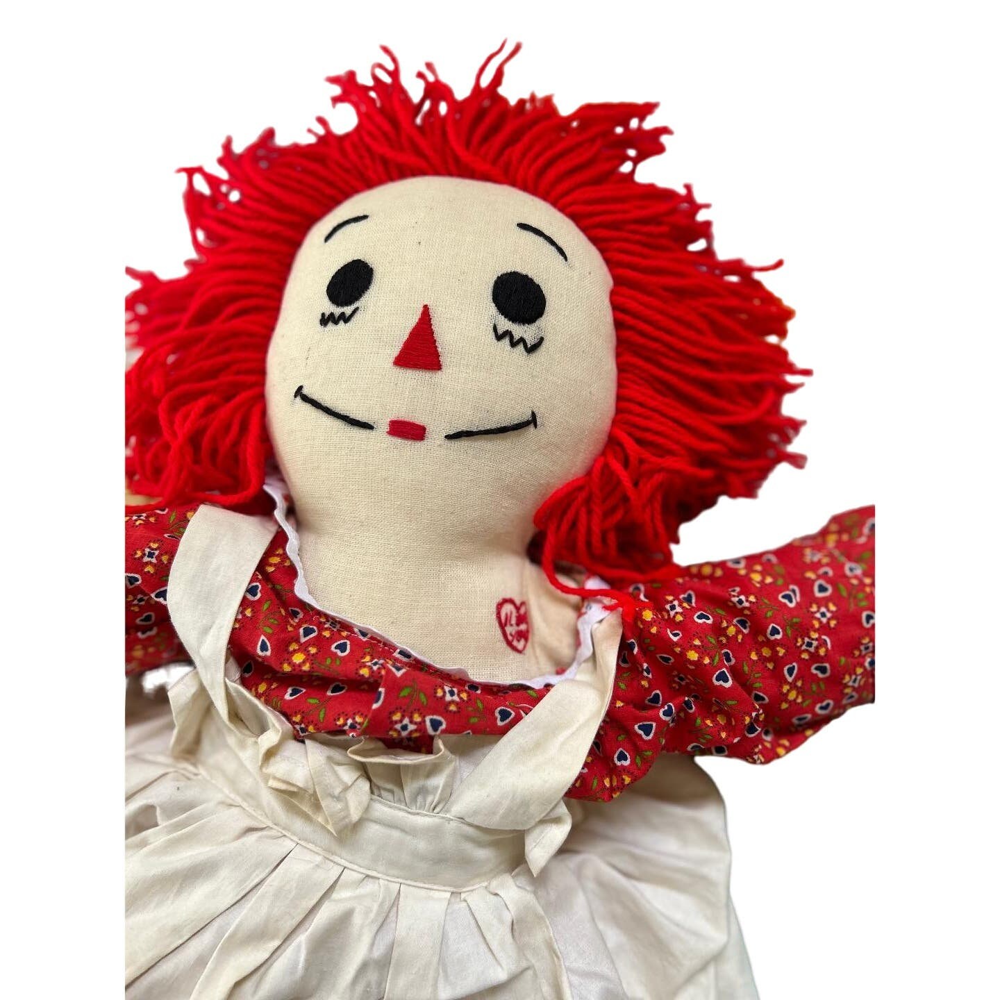 Vtg 25' Inch Raggedy Ann & Andy Rag Doll Pair, - Etsy