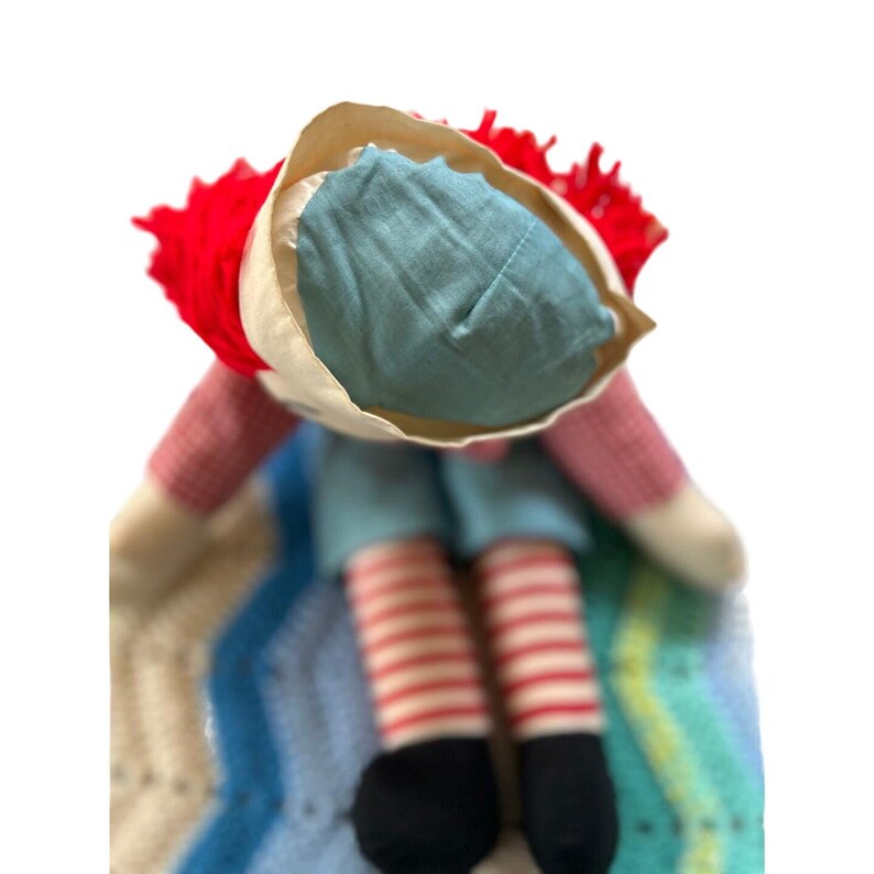 Vtg 25' Inch Raggedy Ann & Andy Rag Doll Pair, - Etsy