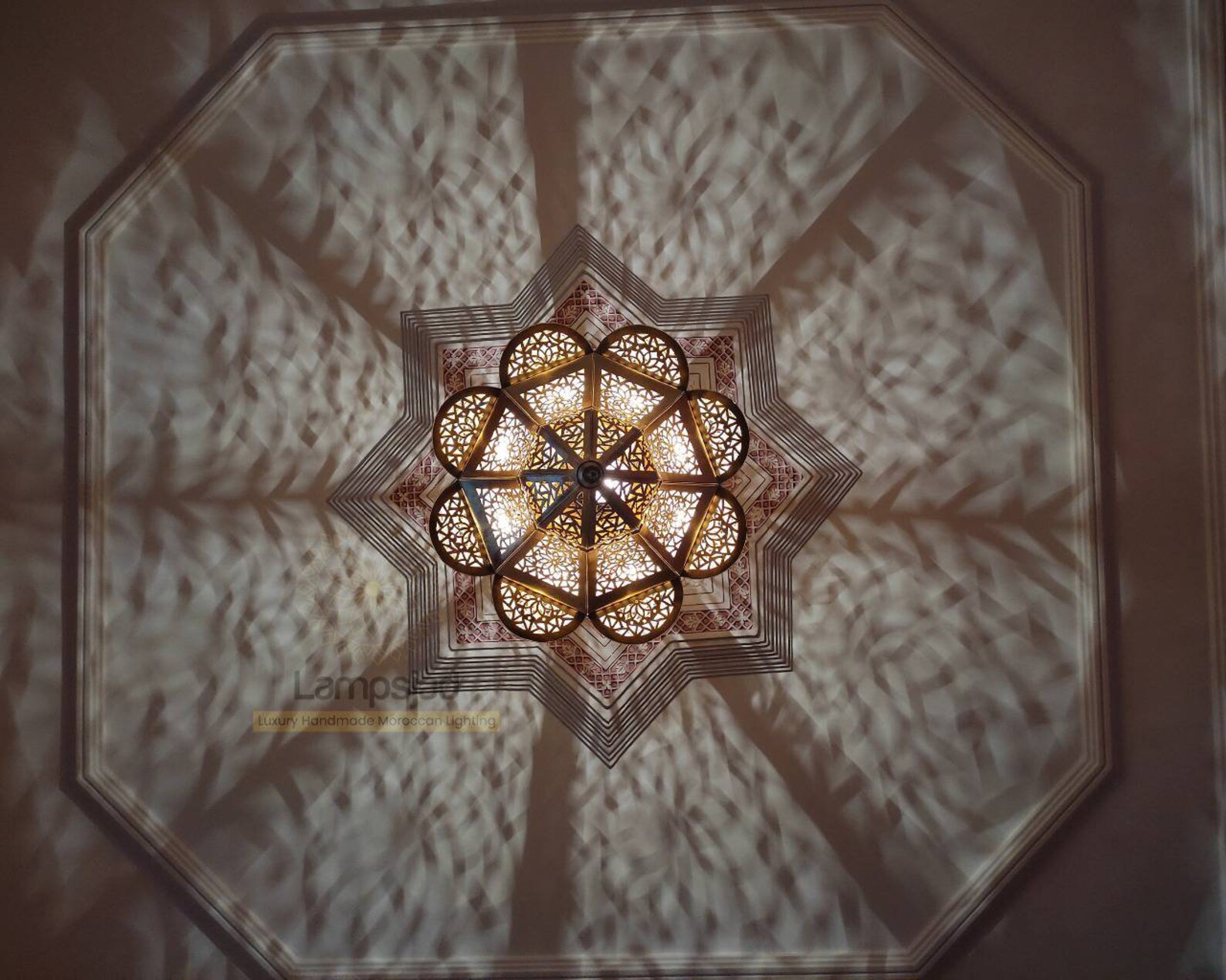 Moroccan Large Pendant Lamp Shades - Etsy