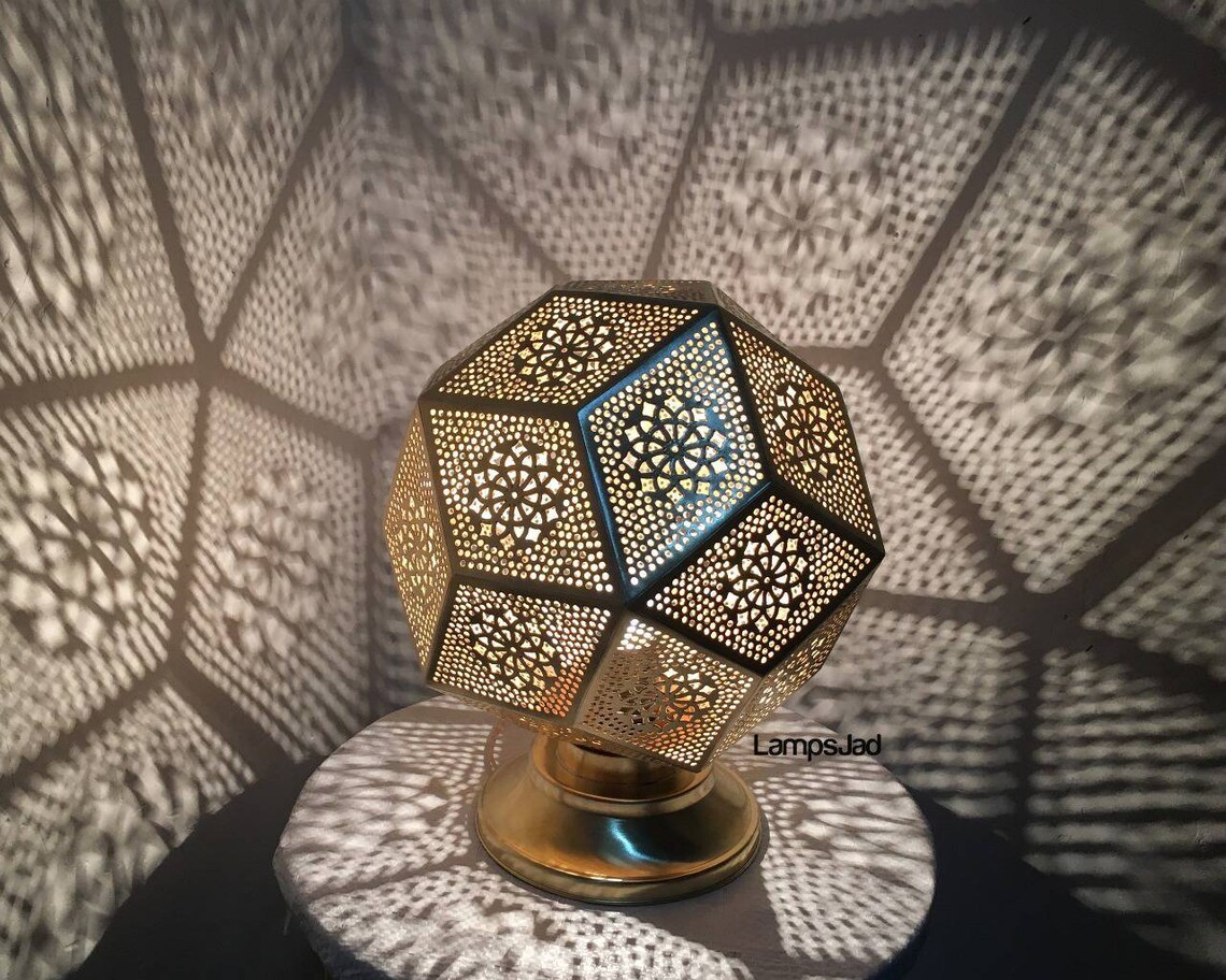 Handmade Moroccan Table Lampshade Lamp Corner bedside | Etsy