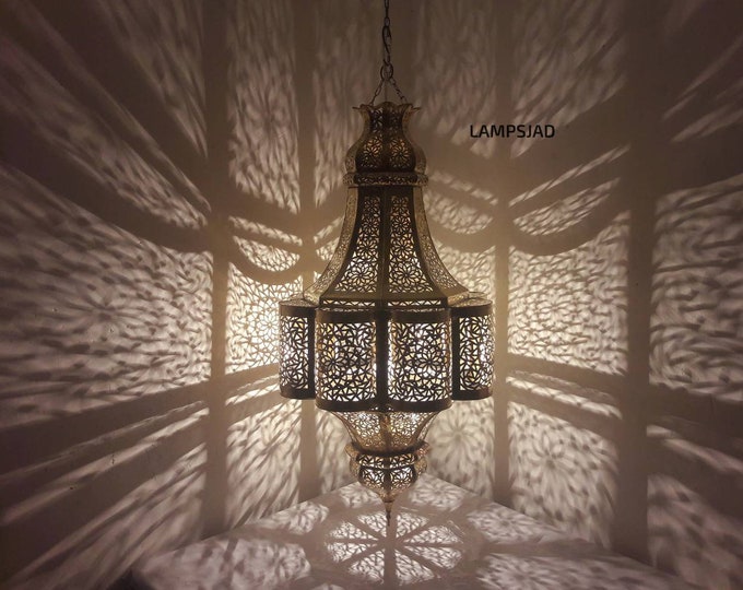 Moroccan Large Pendant Lamp Shades - Etsy