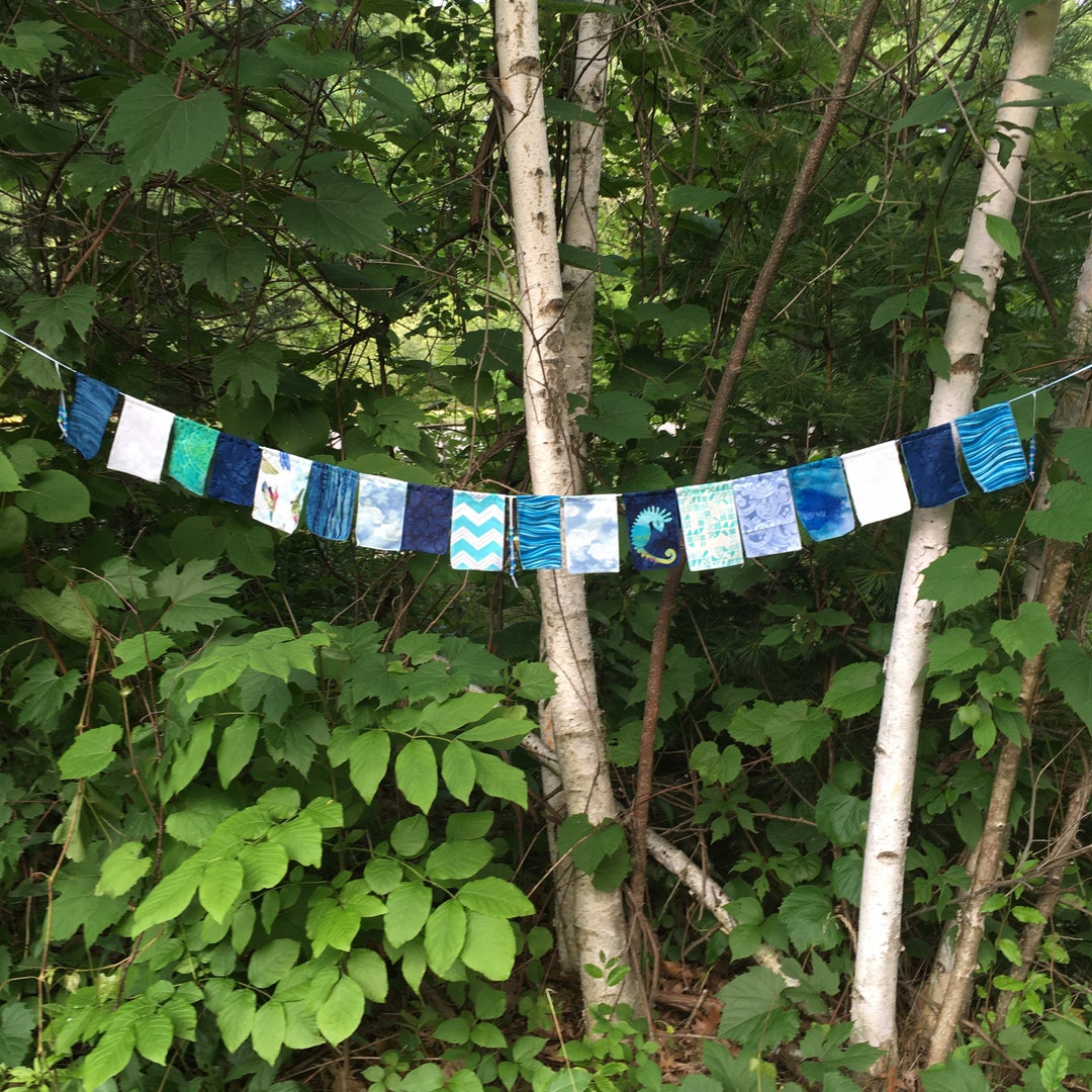 Nautical Theme Flags,cotton Fabric Flags. Bunting Garland Room Decor ...