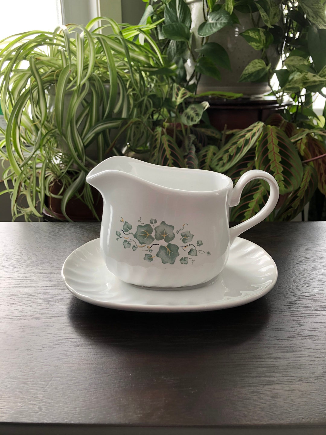 Corelle Coordinates Stoneware Callaway Ivy Gravy Boat With - Etsy