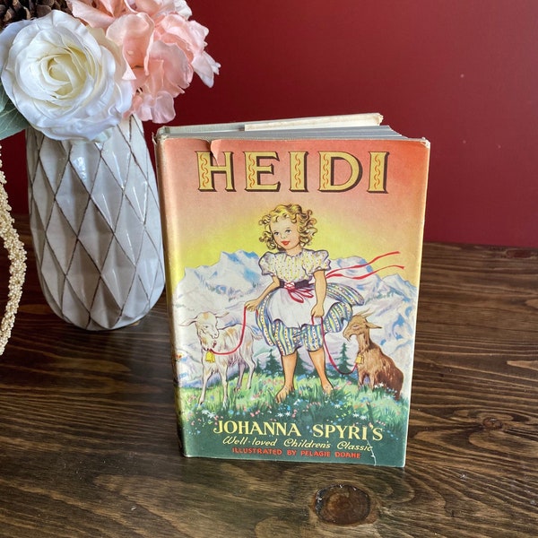 Vintage Heidi Book - Etsy